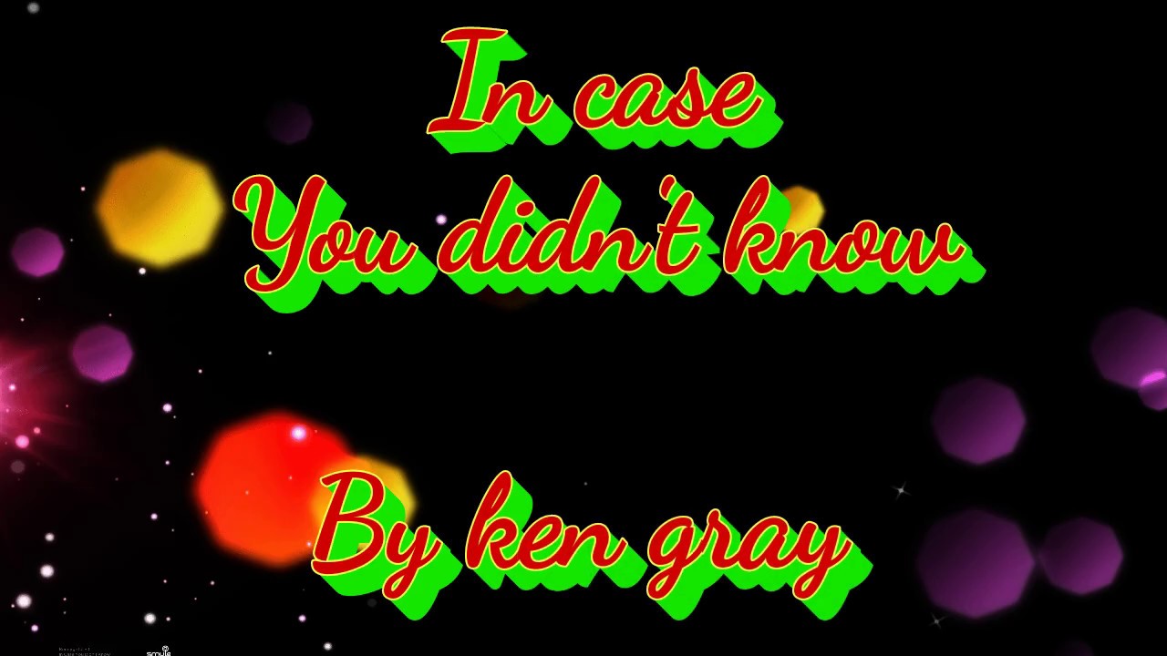 In case you didn't know - YouTube