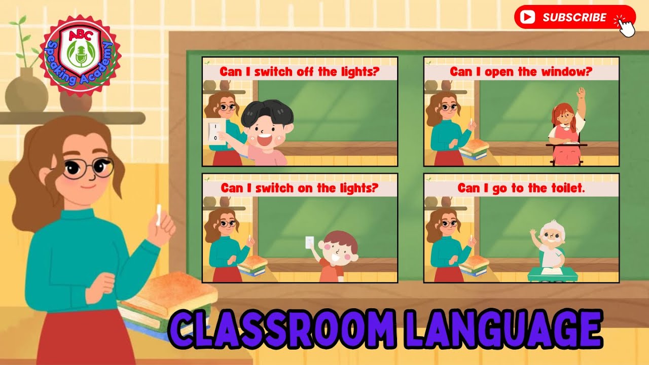 Classroom English for Kids | Speak English with Classroom Language ...