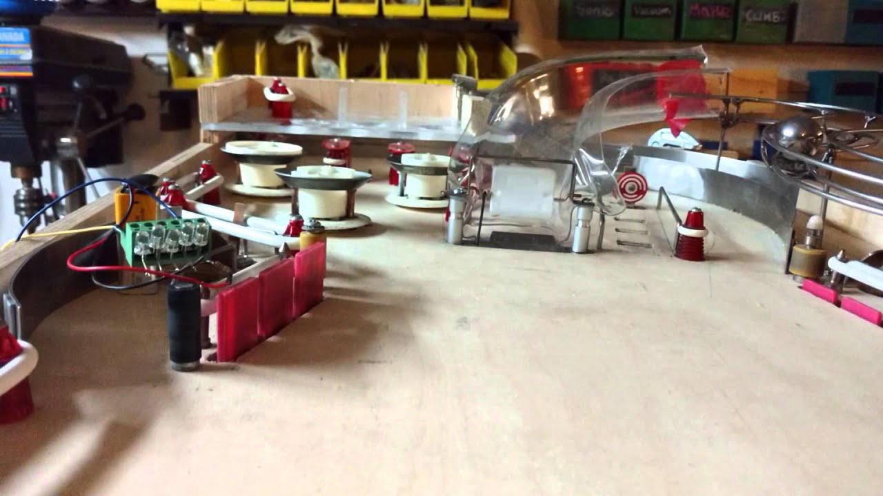 Pinball spinner switch test - YouTube