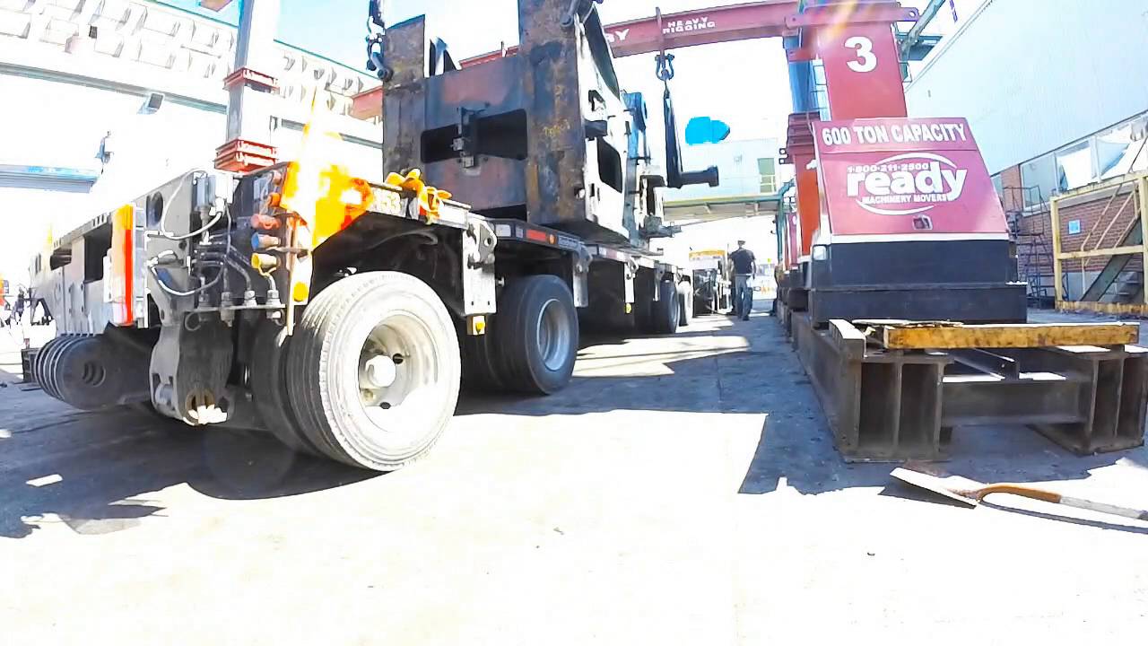 Ready Machinery Movers GM Forge at St Catherines - YouTube