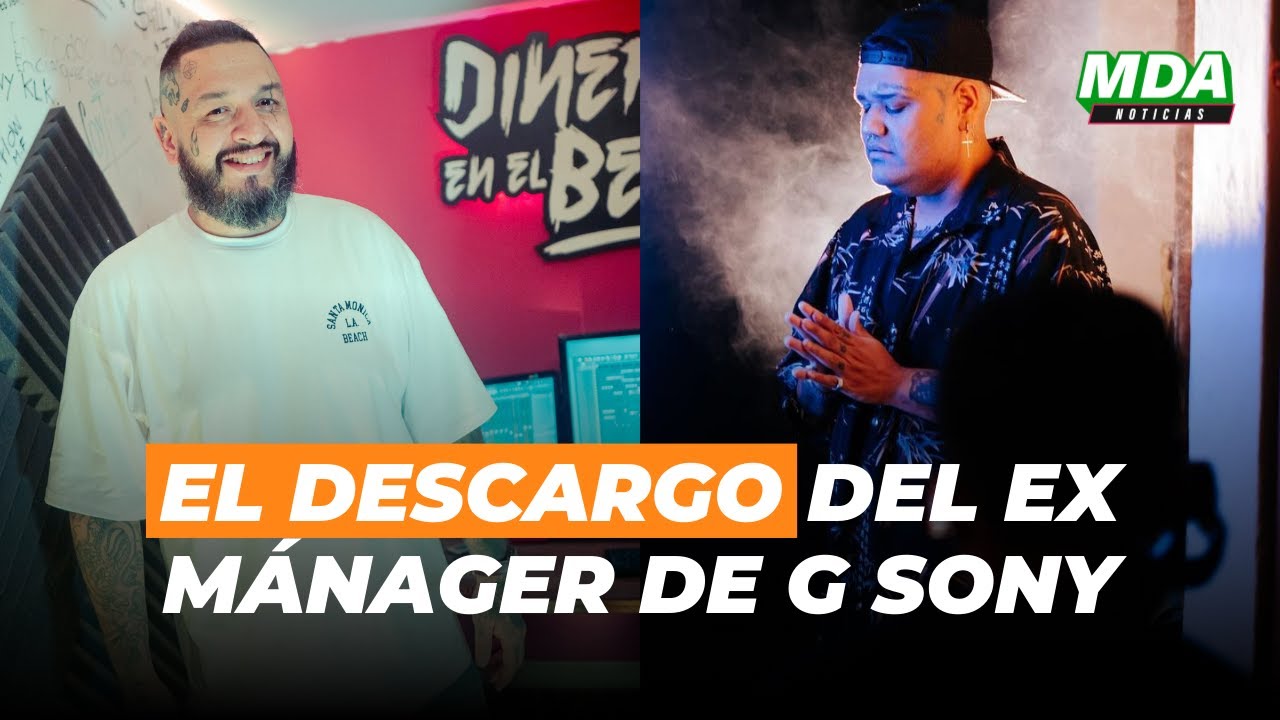 EX MÁNAGER de G SONY salió al CRUCE del RAPERO tras ser ACUS4DO de ...