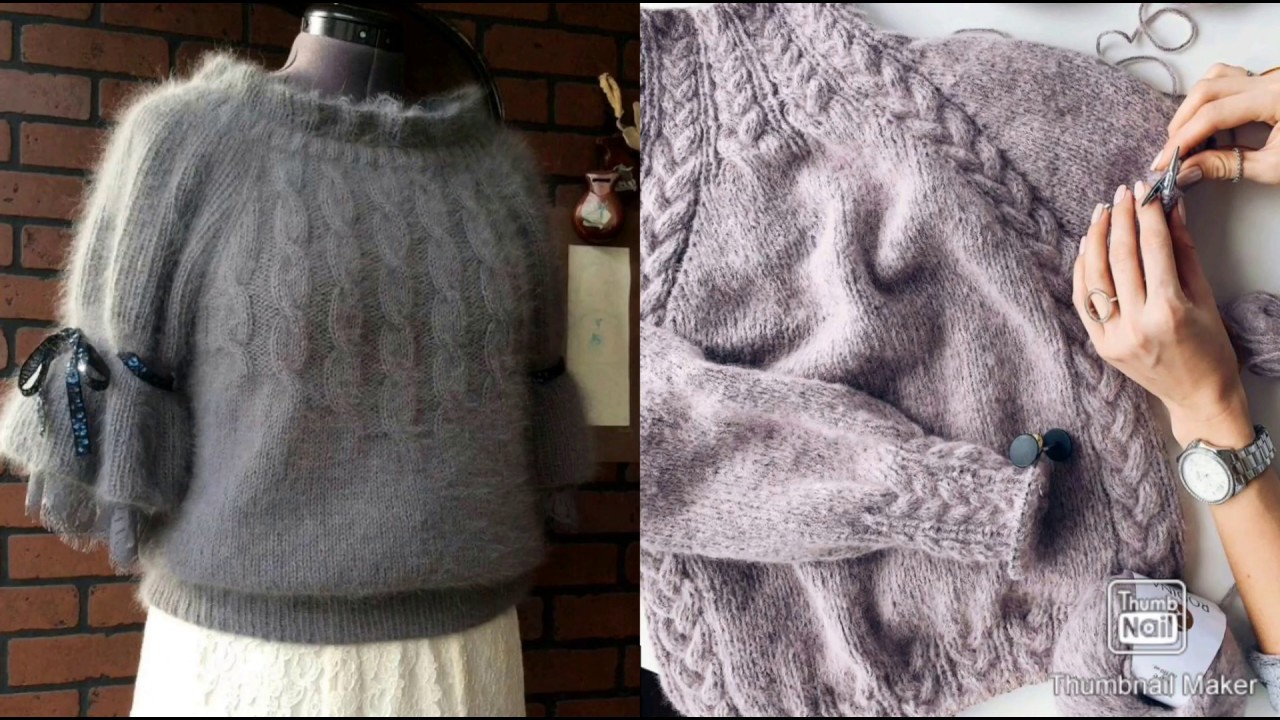 latest ladies sweater designs 2020 - YouTube