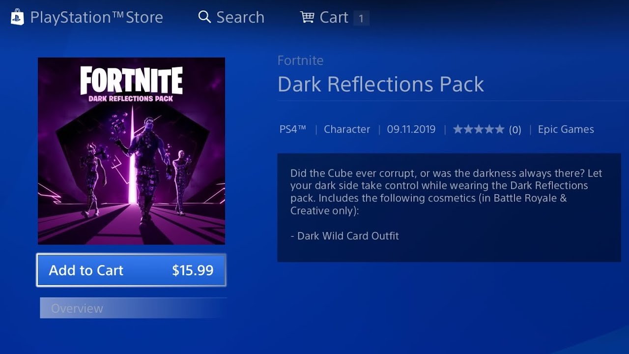 FORTNITE DARK REFLECTIONS PACK IS BACK! - YouTube