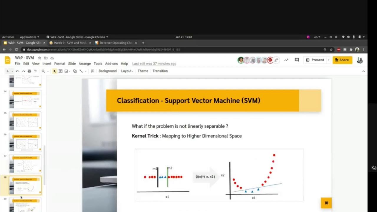 Support Vector Machines (SVM) - Google Colab - YouTube