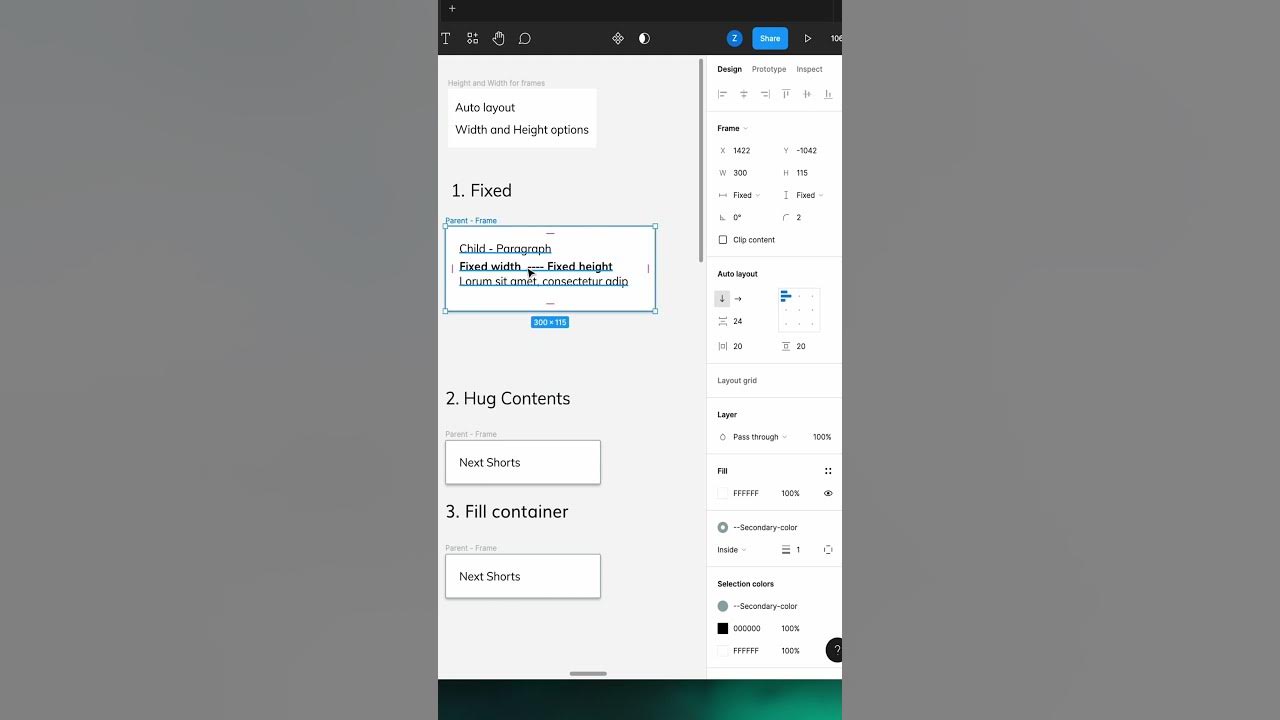 Auto layout Fixed Width and Height in Figma - YouTube