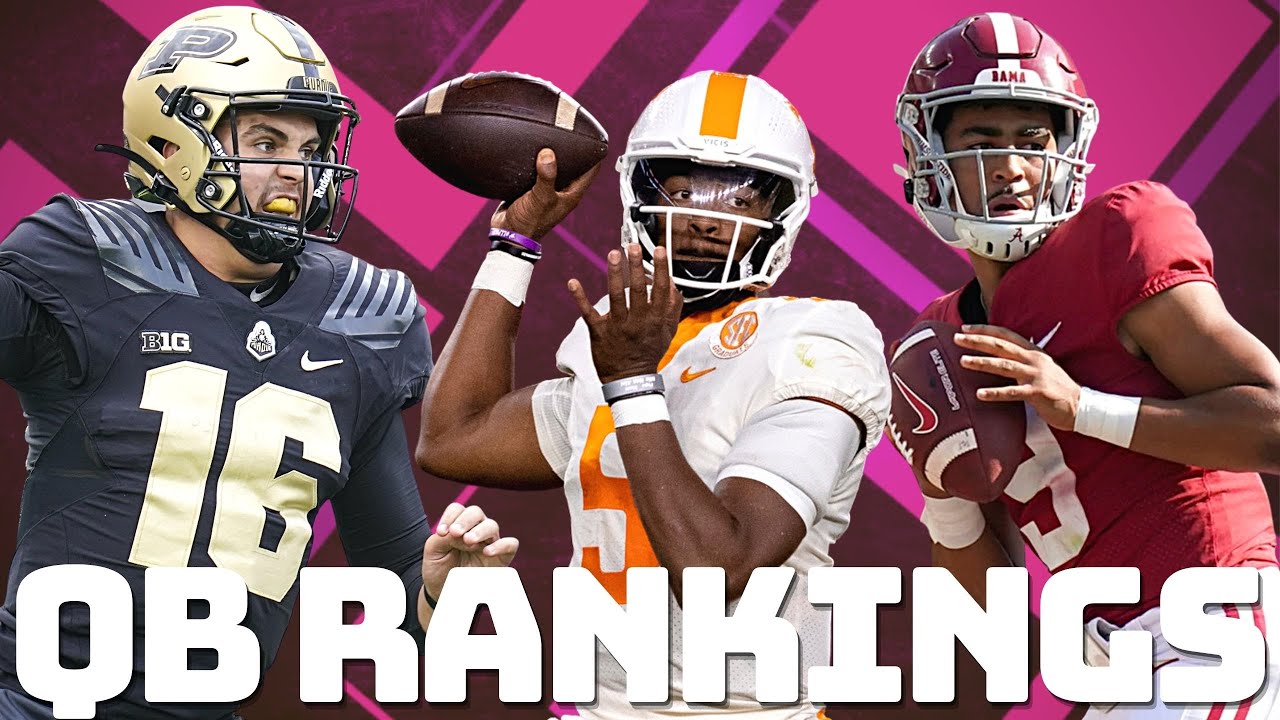 Top 10 QB Rankings for the 2023 NFL Draft Class!!! - YouTube