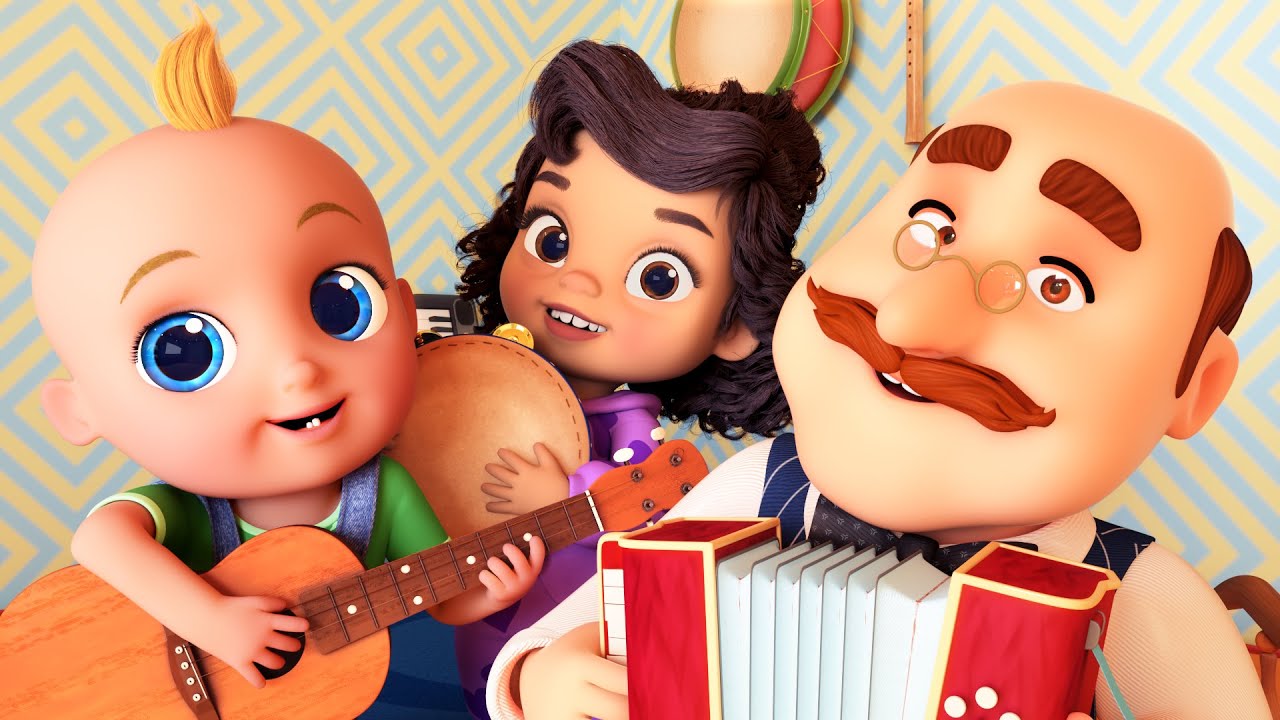 🎷🎸Musical Instruments 🎺🎹 + 😸Pussy Cat, Pussy Cat🐈+ more Baby Songs by ...