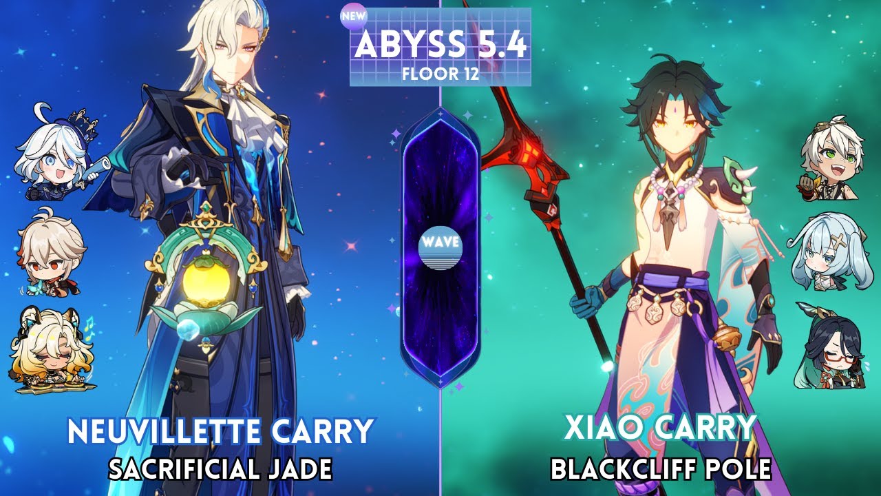 C1 Neuvillette Carry & Co Xiao + C2 Xianyun | New Spiral Abyss 5.4 ...