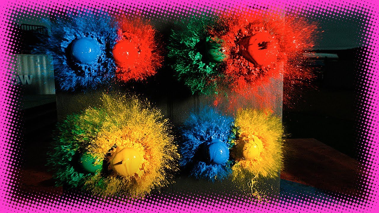 Paint Blast Portrait in 4K - YouTube