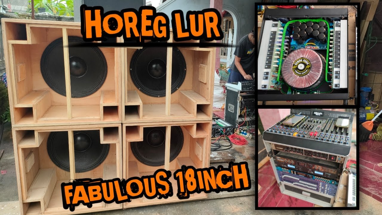CEK SOUND power rakitan class H 5.5kva dengan speaker fabulus 18inch x4 ...