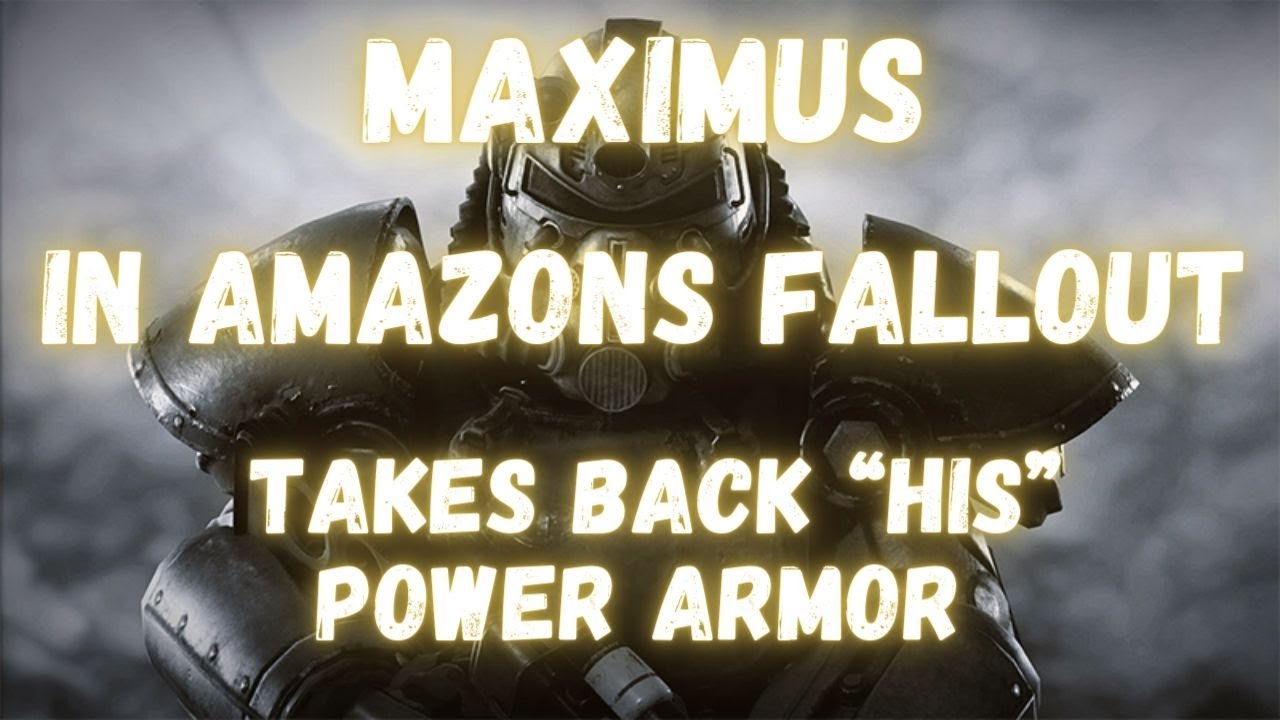 Fallout Amazon Series: Maximus takes back his Power armor - YouTube