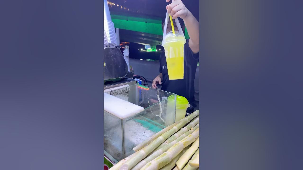Street-Style Sugar Cane Juice. How It’s Made. - YouTube