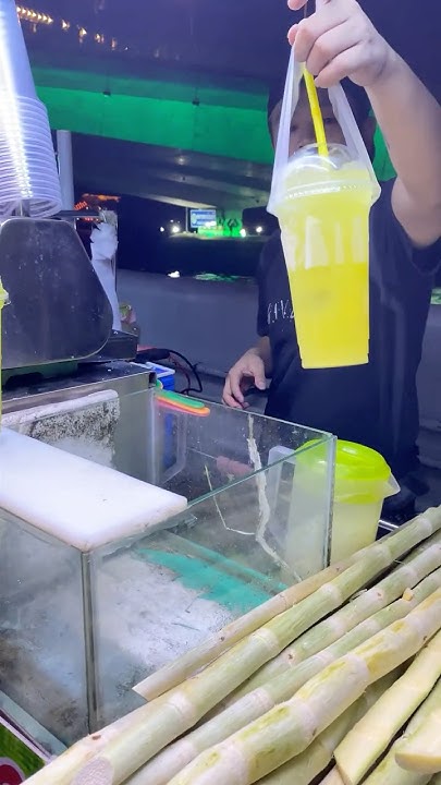 Street-Style Sugar Cane Juice. How It’s Made. - YouTube