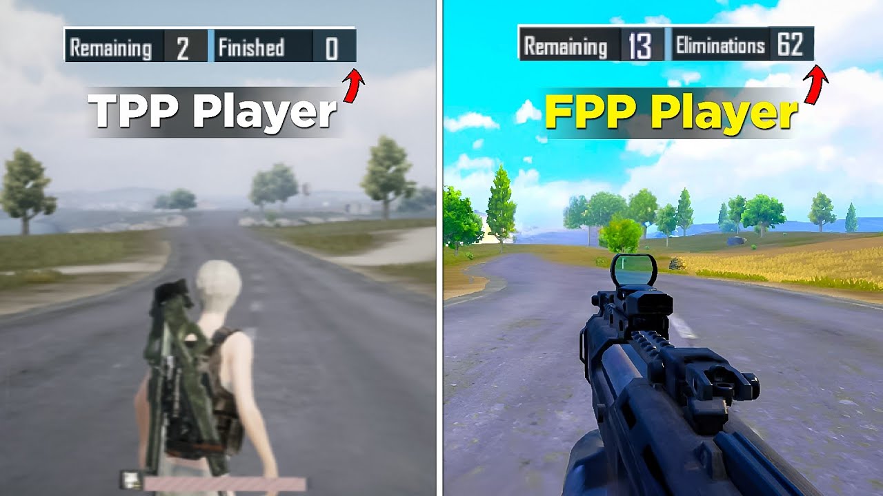 TPP Player vs FPP Player - BGMI😂 - YouTube
