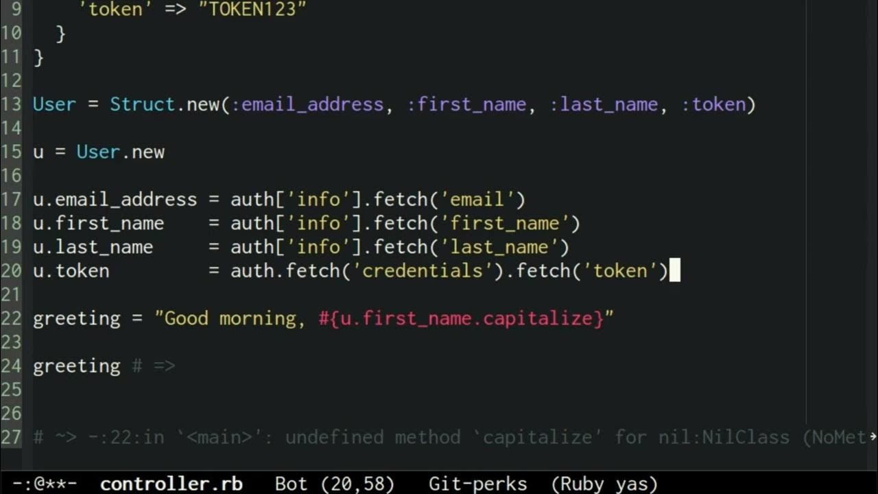 Fetch as an Assertion in Ruby - YouTube