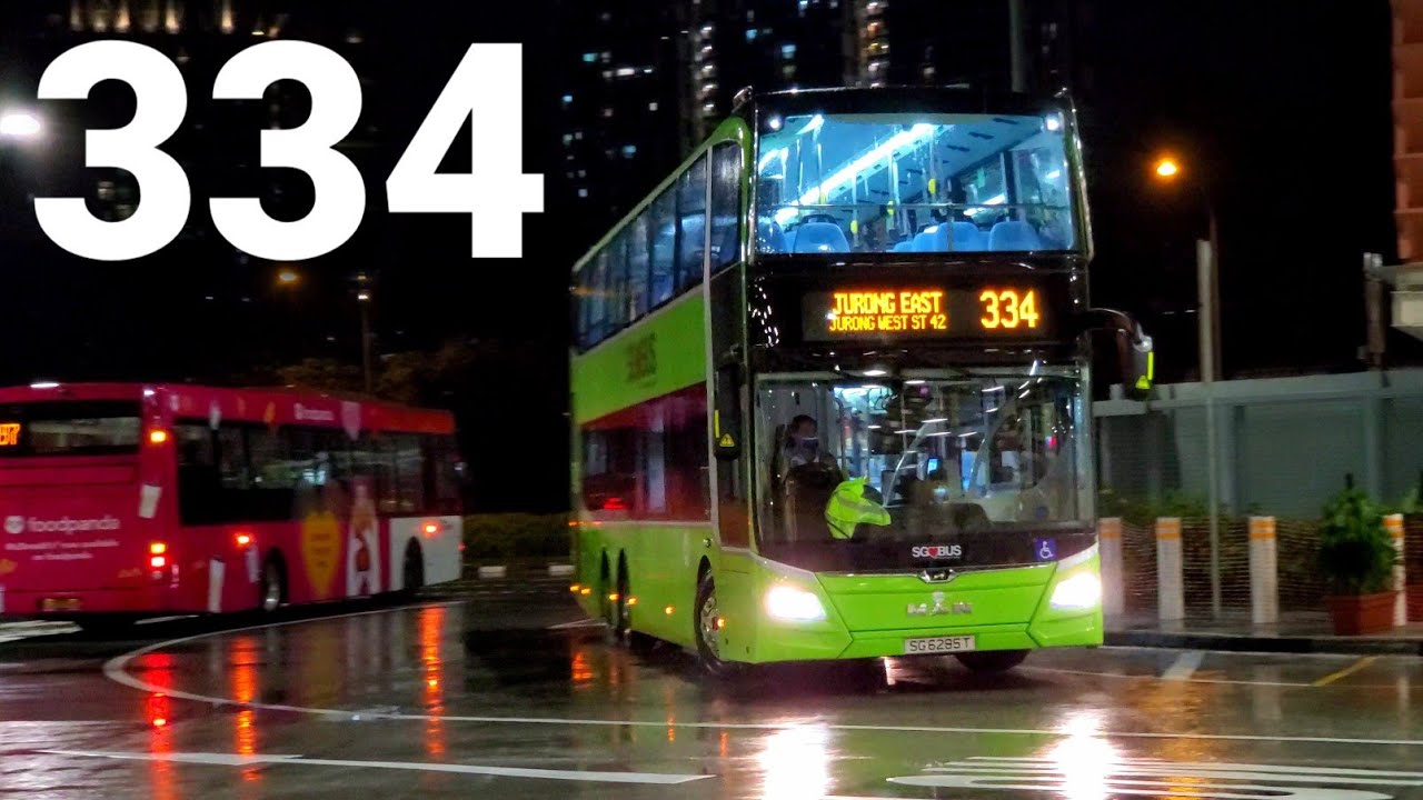 Tower Transit Bus Service 334 [MAN ND323F (3-Door) Joyride] - YouTube