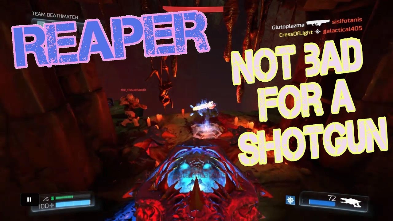☆Reaper = not a bad Shotgun! ☆(DooM 2016 Multiplayer) - YouTube