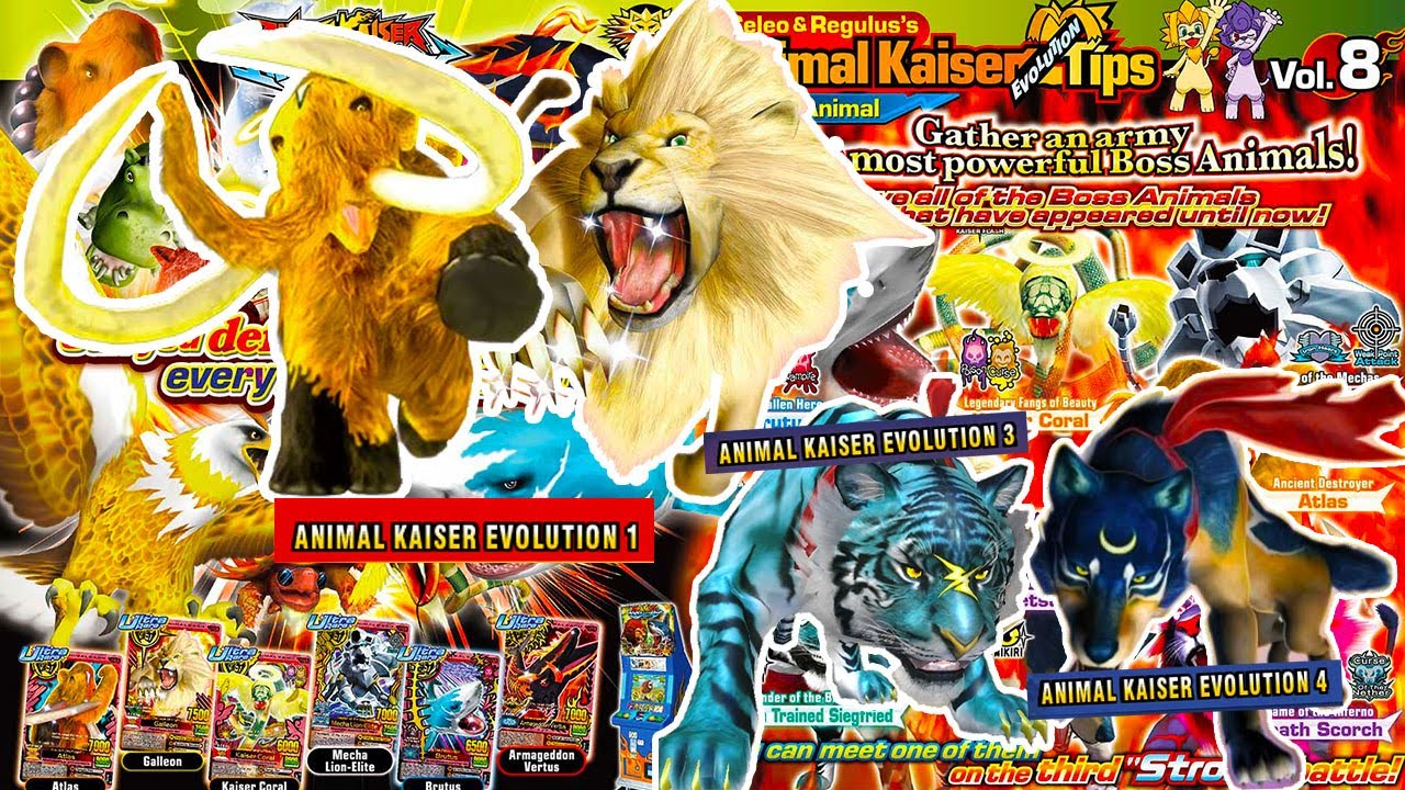 Pakai Boss dari Evo 1 - Evo 4 Animal Kaiser - YouTube