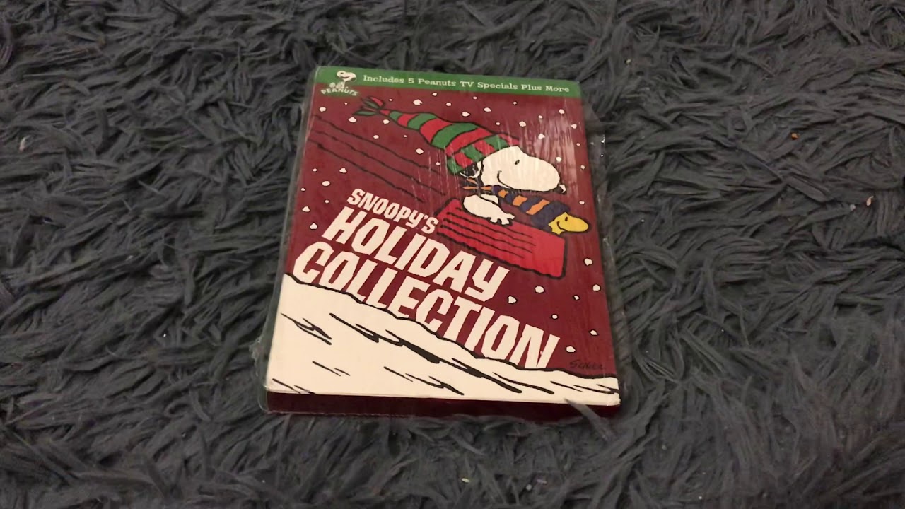 Snoopy’s Holiday Collection DVD Unboxing - YouTube