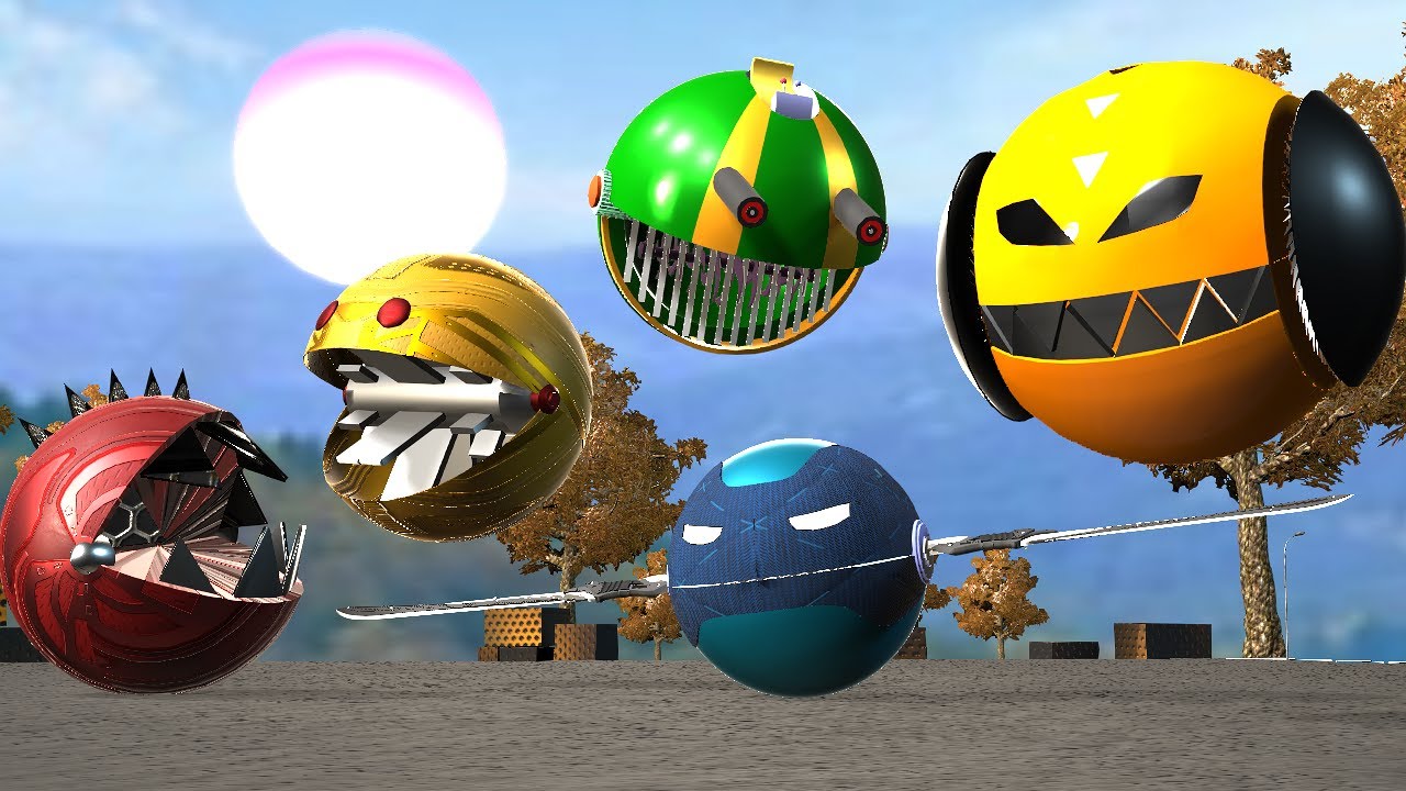Pacman skills & Pacman Robot VS Pacman Ninja VS Pacman monster - YouTube
