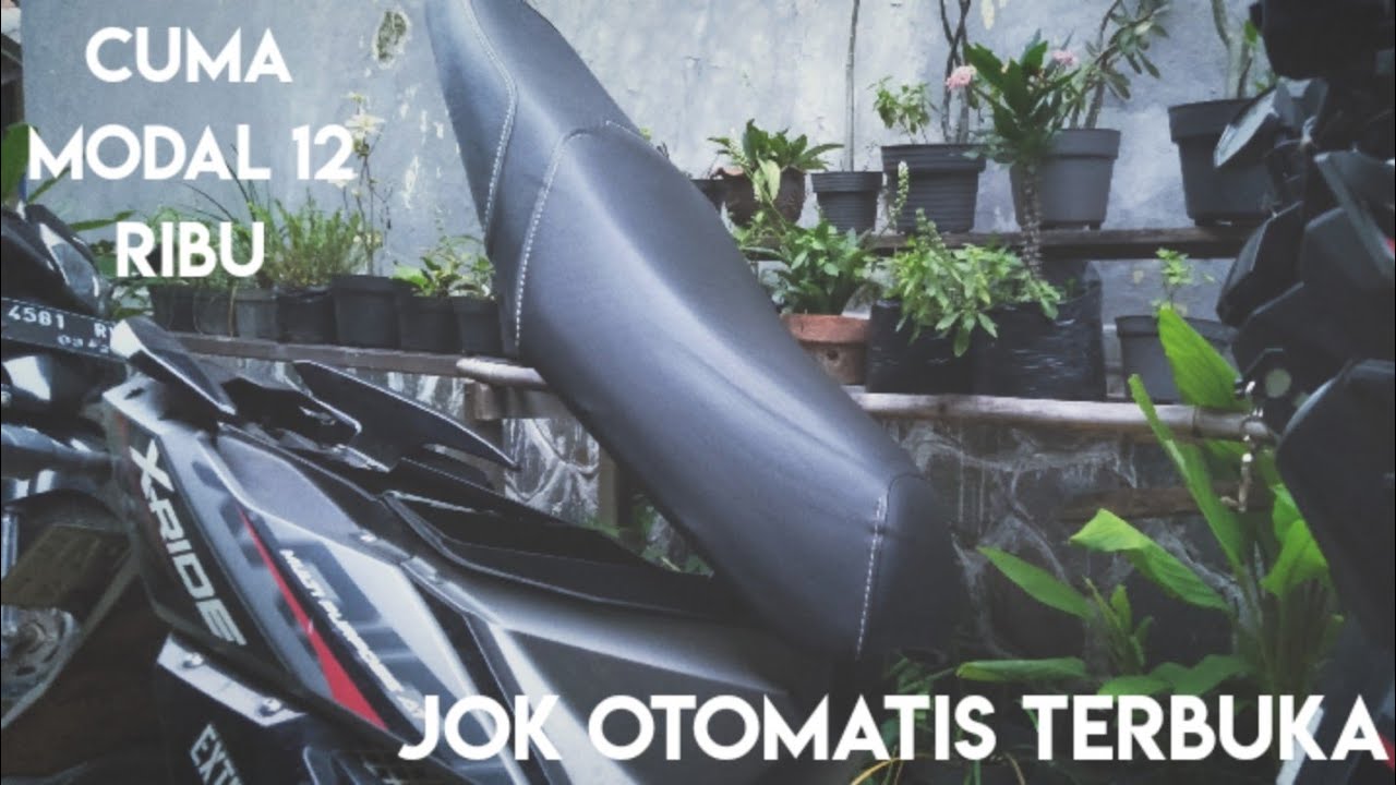 Bikin Jok Motor Terbuka Otomatis, 5 MENIT JADI - YouTube