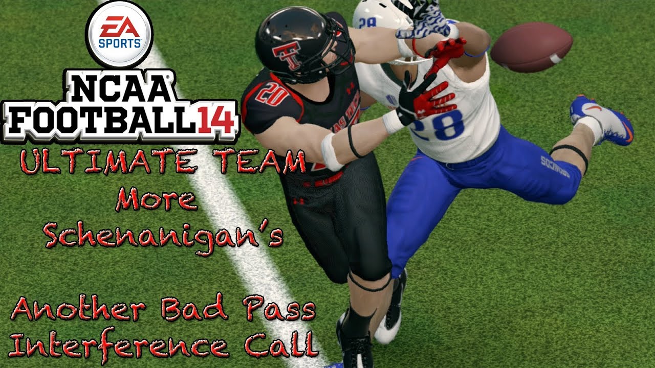 NCAA Football 14 - Ultimate Team - Pass Interference Cheese : Texas ...