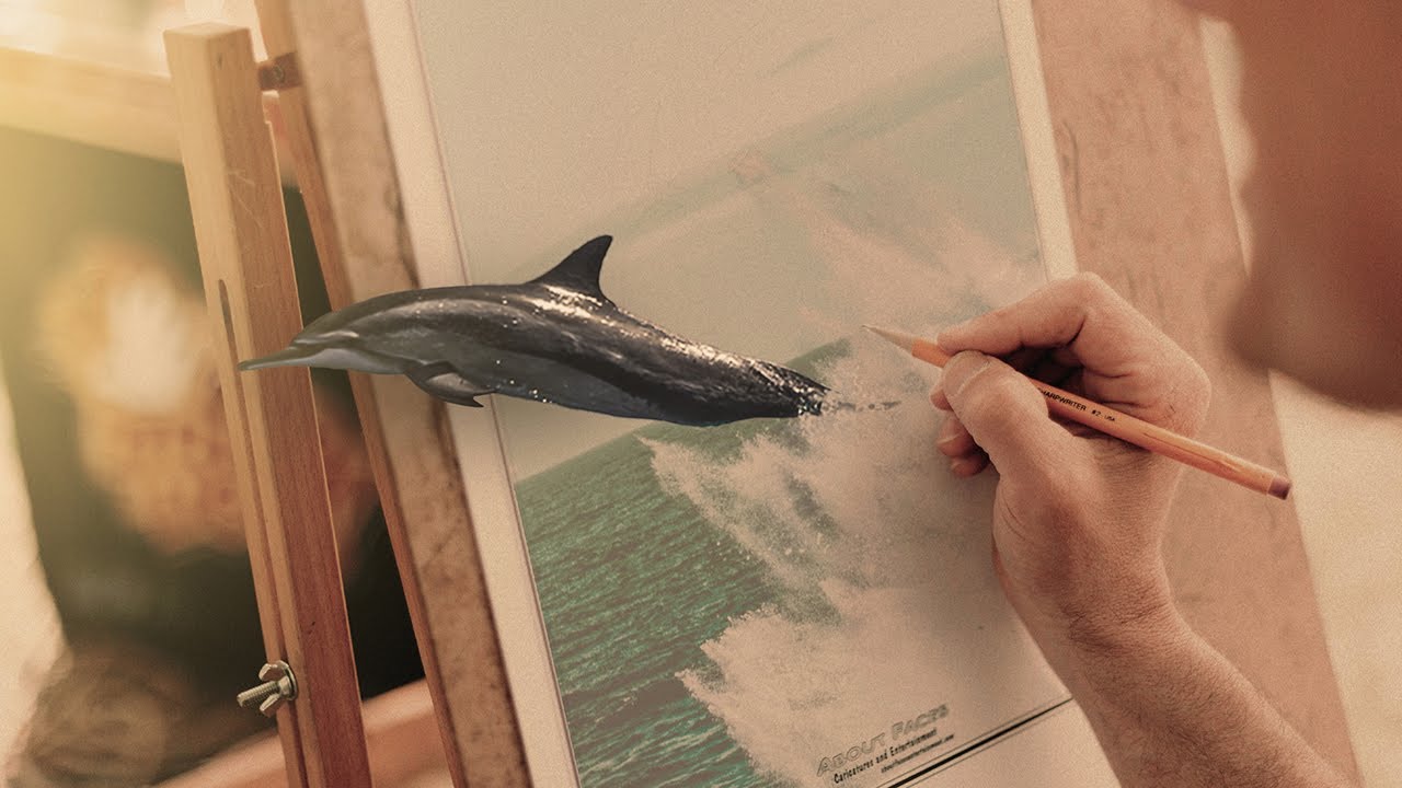 Out of the frame Photoshop Manipulation Effect Workflow - YouTube