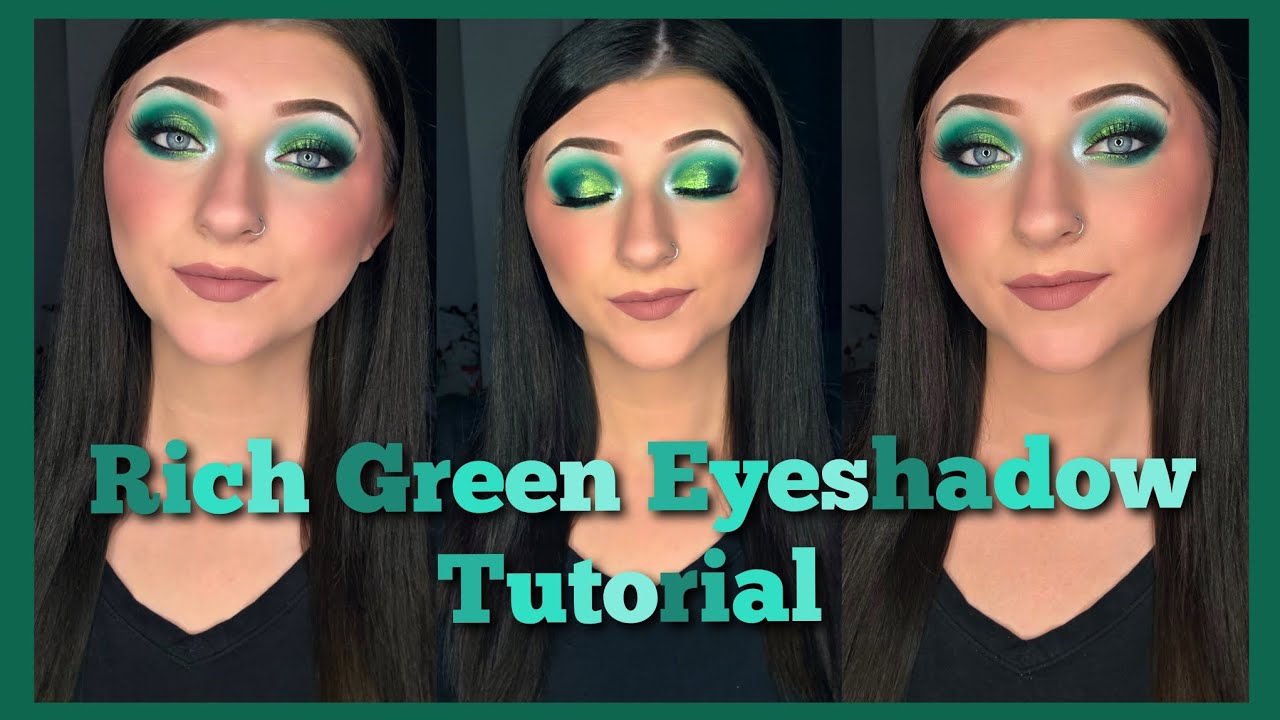 Emerald Green eyeshadow #Greeneyeshadow #eyeshadowtutorial # ...