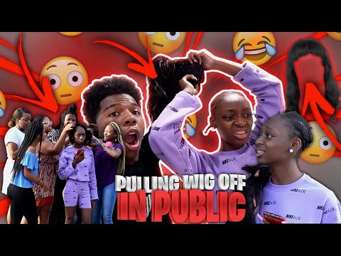 PULLING A GIRLS WIG OFF IN PUBLIC! ft. NICOLE TV