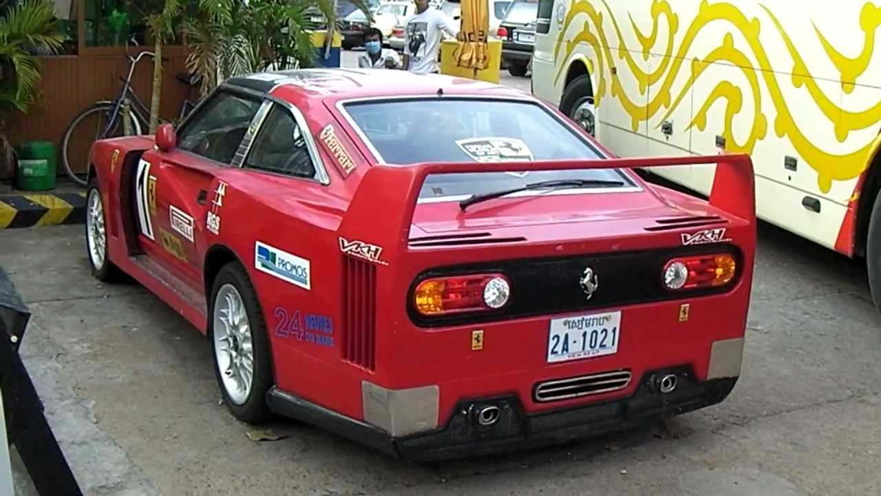 ferrari replica in Cambodia - YouTube