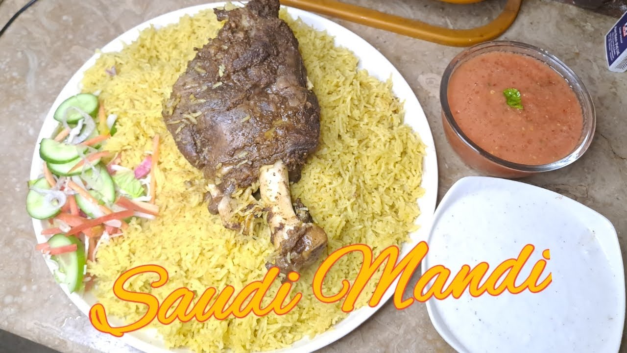 Mutton Mandi Recipe | Lamb Leg with Rice |Famous Arabina Mandi Recipe ...