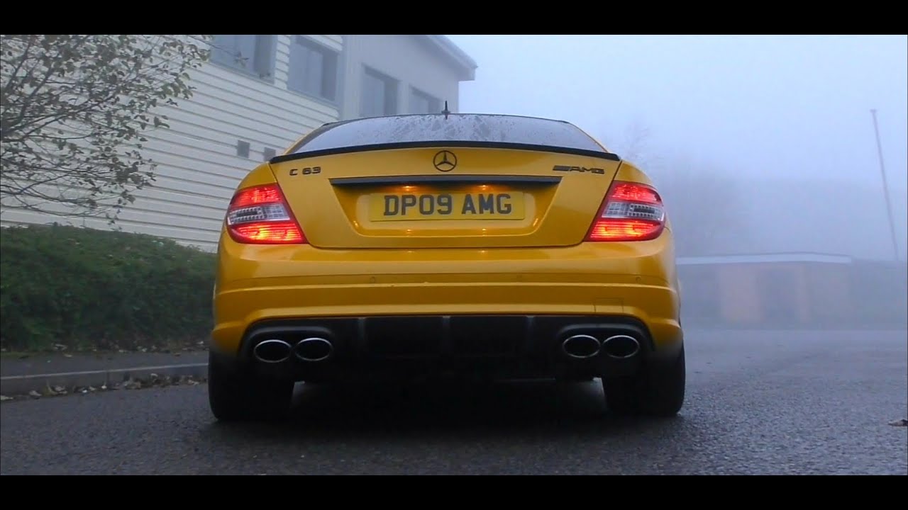 MERCEDES-AMG C63 V8 6.2 LITRE ENGINE LOUD EXHAUST SOUND WITH CUSTOM ...