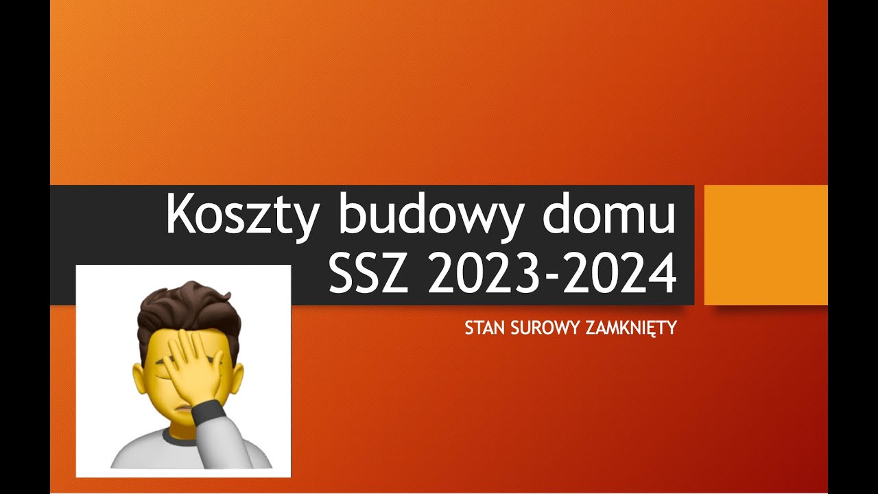 Koszt budowy SSZ w 2023/2024roku. - YouTube