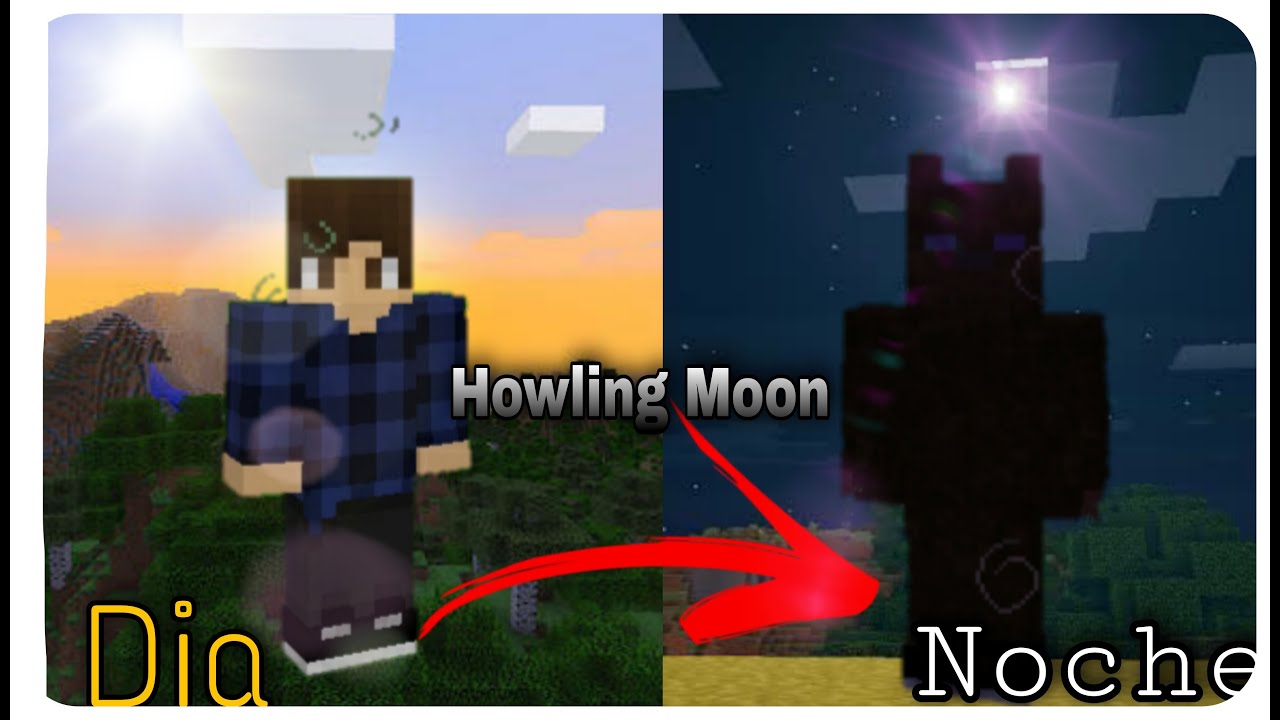 🐺Howling Moon el mejor mod(addon) de hombres lobos para Minecraft pe🐺 ...