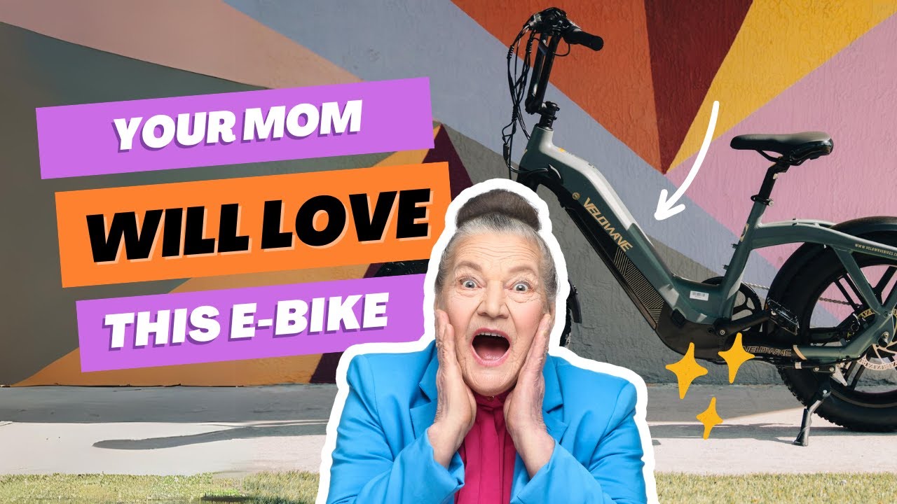 What to buy for Mother's Day? A step-thru electic bike for your mom ...