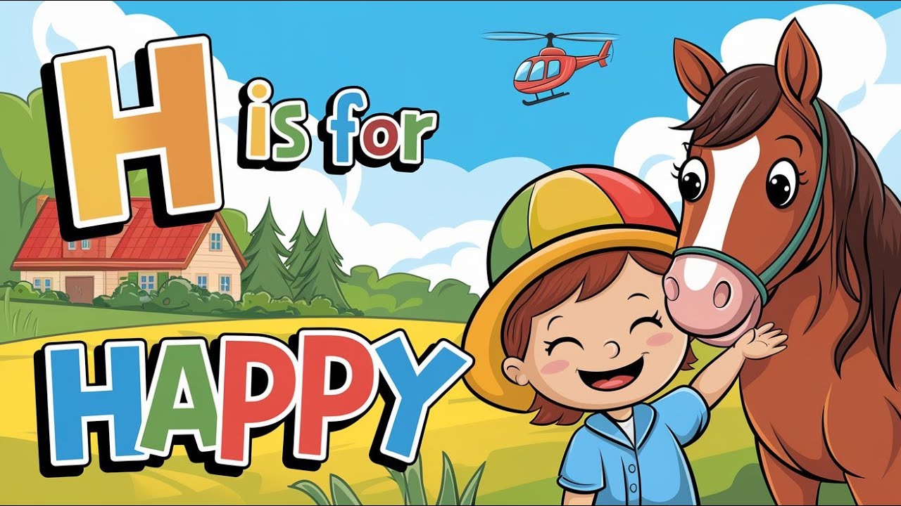 H is for Happy | Alphabet Learning - YouTube