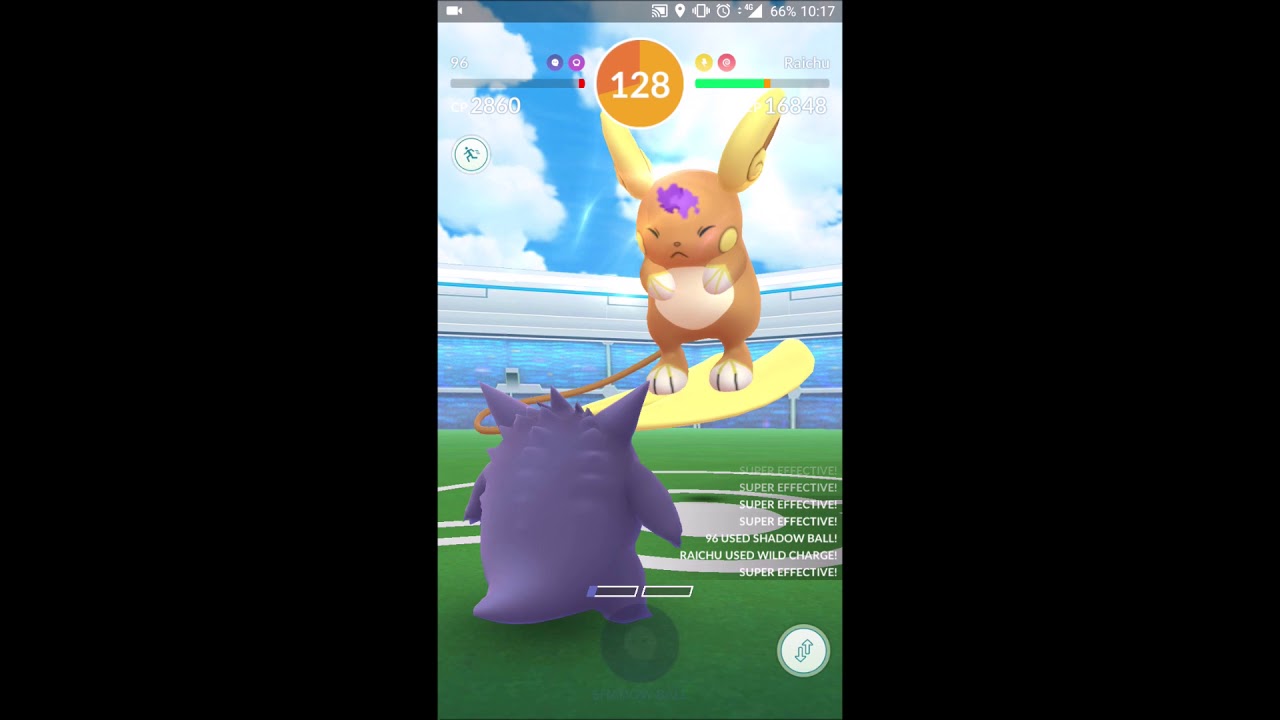 Pokemon GO - Alolan Raichu - Weather Boosted - YouTube