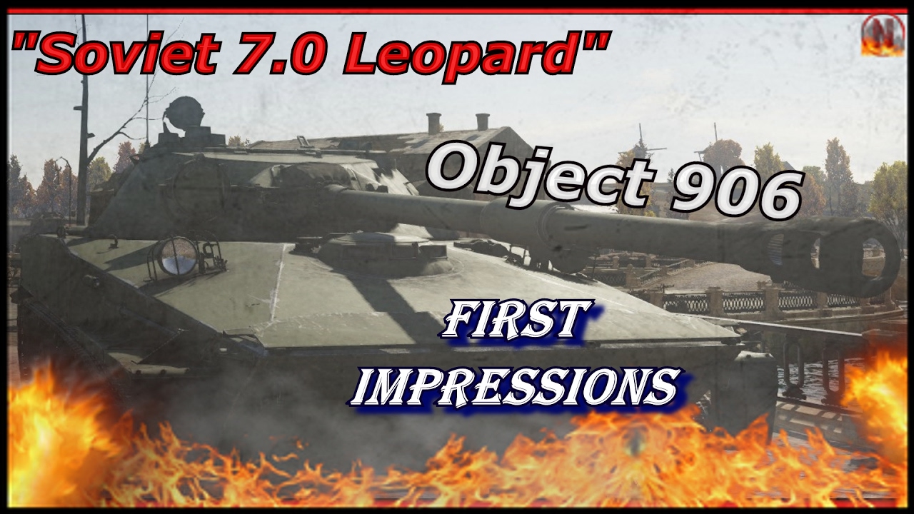 War Thunder || Object 906 - First Impressions of the soviet 7.0 Leopard ...