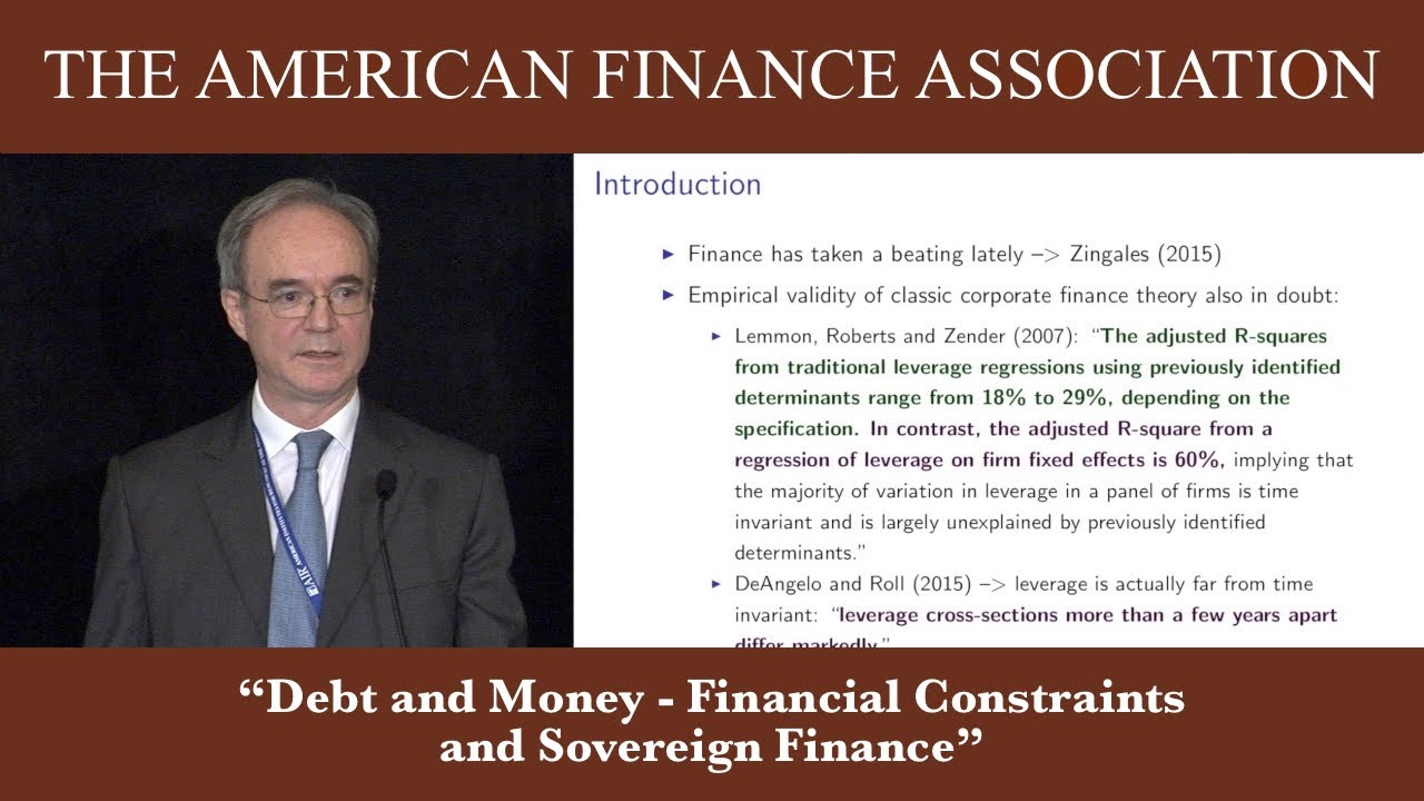 Debt and Money - Financial Constraints and Sovereign Finance - YouTube