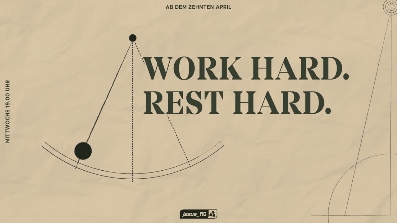 Work hard. Rest hard: Every work is kingdom work (mit Chriz) - YouTube