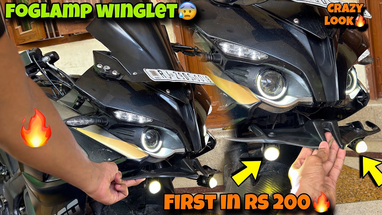 New Fog Lamp Winglet For Rs 200 🔥 || First In Rs 200 || Rs 200 Modified ...