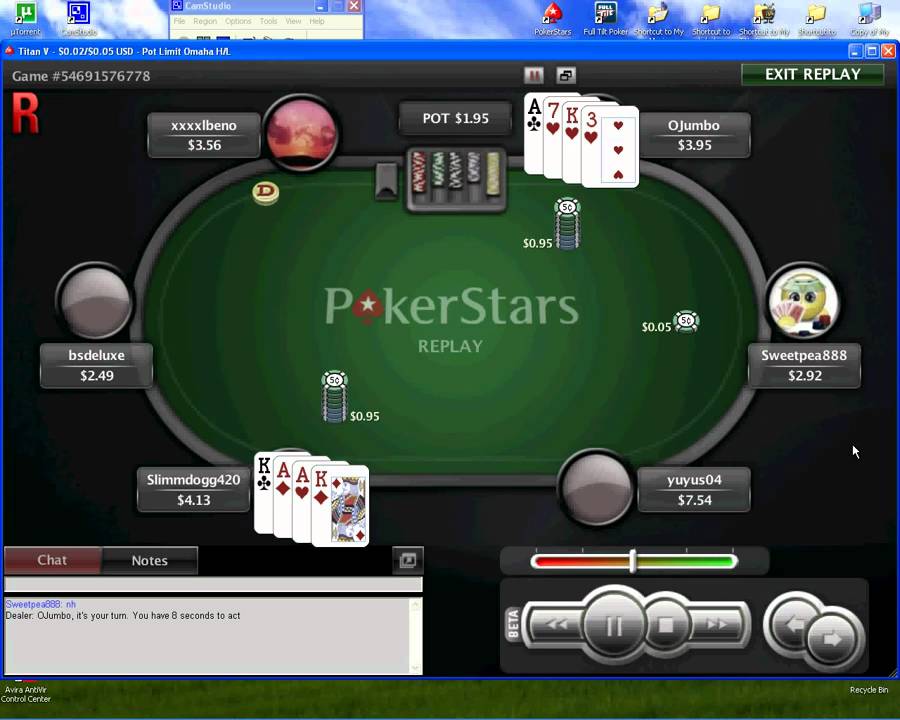 PLO8 on Pokerstars - YouTube