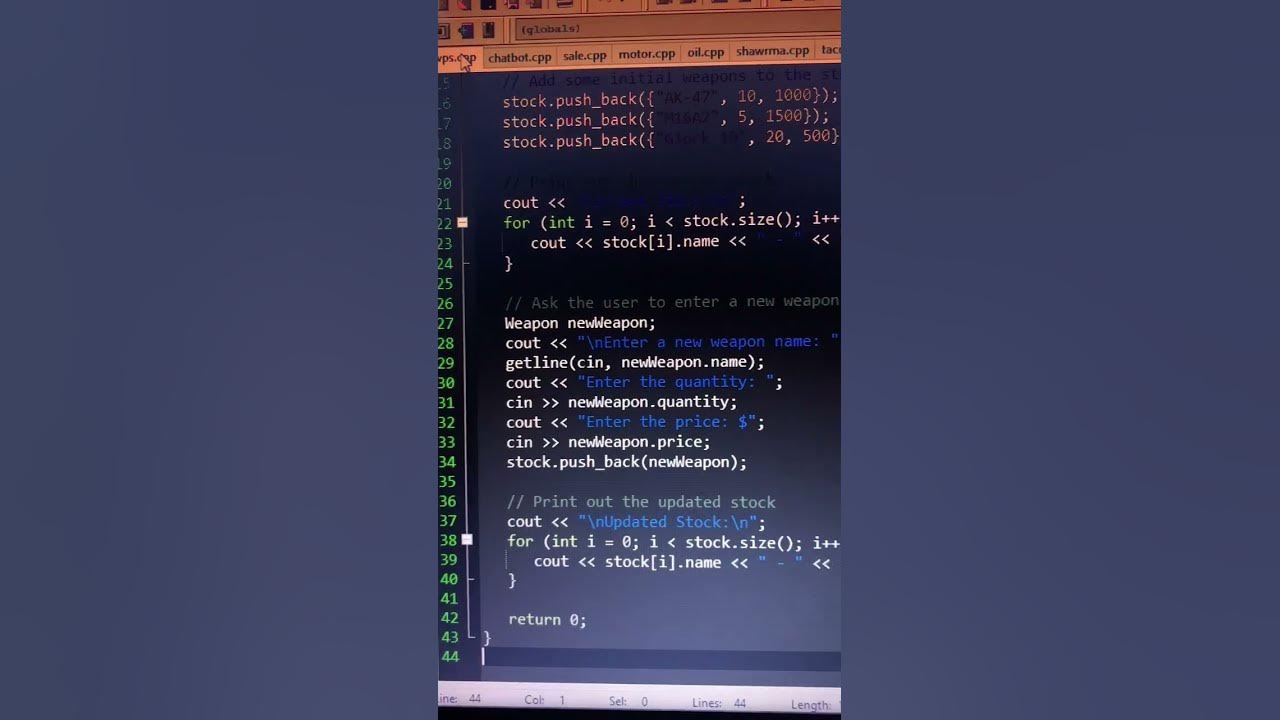 Weapons C Coders Codelife Codemasters Codinglife Codingninja