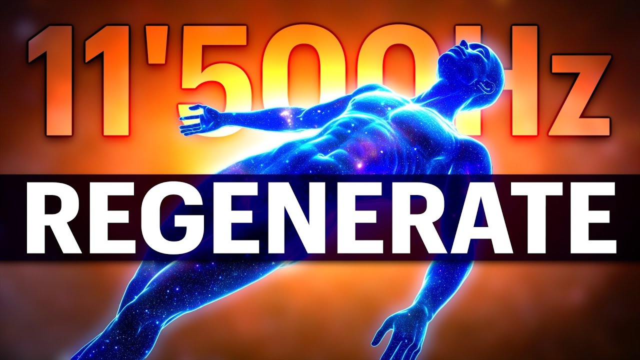 FALL into DEEP SLEEP & REGENERATE EVERY CELL in Your BODY 11'500Hz 528Hz - YouTube