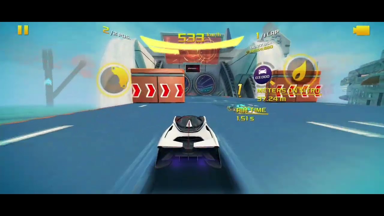 Asphalt 8, @-Dark-Fire's Sector 8 Reverse (Gauntlet Mode) 54:564 En tu ...