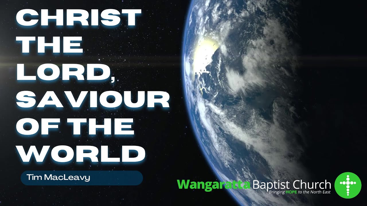 Christ the Lord, savior of the World - Tim MacLeavy - YouTube