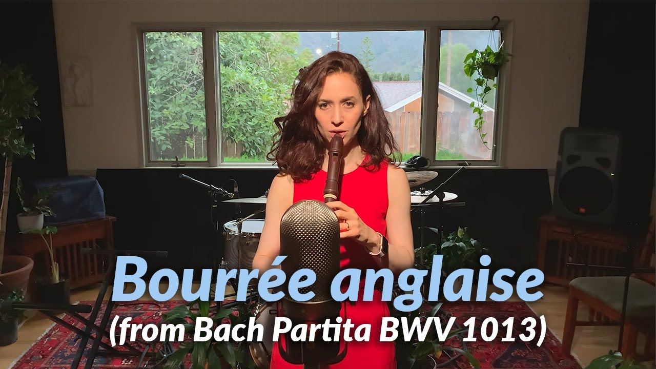 Tali Rubinstein - Bourrée anglaise from Bach Partita BWV 1013 (Live ...