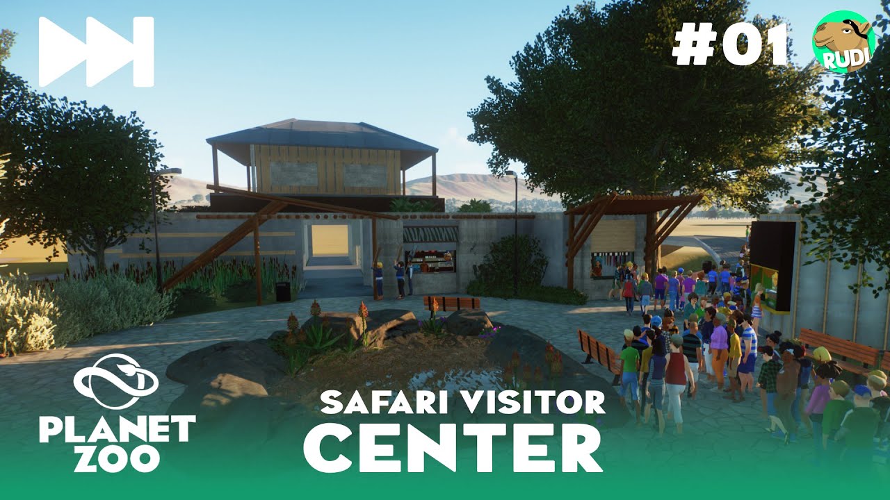 Visitor Center Franchise mode - Planet Zoo Speedbuild - YouTube
