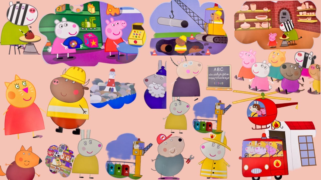 Peppa Pig and the Career Day -pippa |-peppa pig in english - YouTube