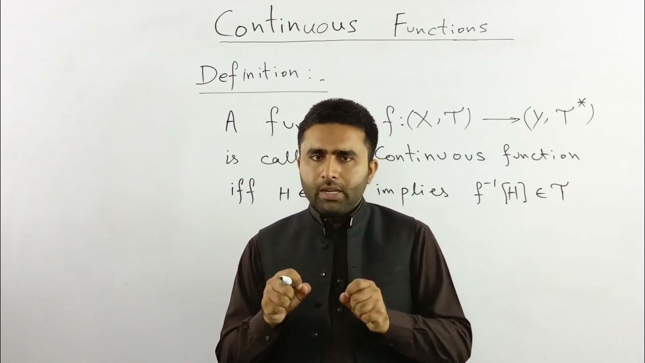 Topology: Continuous Functions, Definition and Examples - YouTube